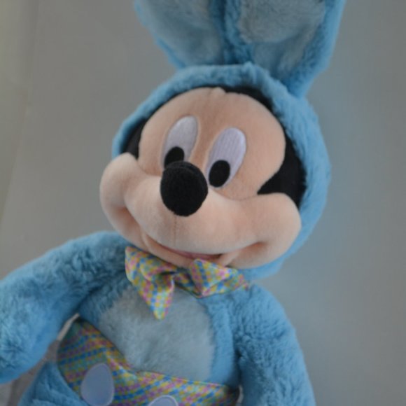 Disney | Accessories | Disney Mickey Mouse Blue Bunny Rabbit Plush Doll ...